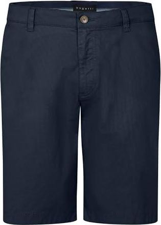 Bugatti Short Chino pour Homme Confort et élégance pour Les journées Chaudes, Bleu Marine (390), 58 Grande Taille