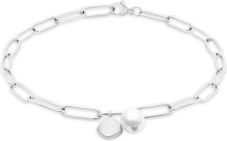 s.Oliver Bracelet - Elegantes Armband aus poliertem Edelstahl - silber - Gliederkette verstellbar bis 21 cm - wasserfest & hautfreundlich