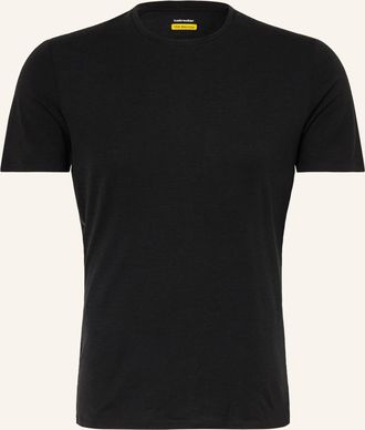Icebreaker Funktionsw&auml;sche-Shirt Anatomica Aus Merinowolle schwarz