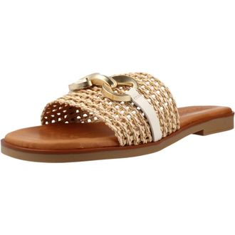 Mtng Mtng, Femme, Chaussures, Beige, Taille: 40 EU Sandalia Plana