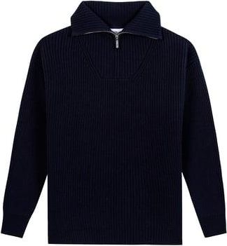 Maison Labiche Pull &agrave; col zipp&eacute; en laine