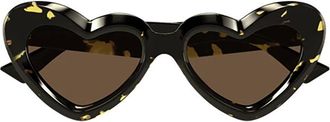 Bottega Veneta Bv1432S Linea Ribbon Sonnenbrille - - Accessories - Damen - Braun - 55 MM