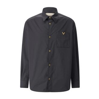 Valentino Herren, Shirts, Schwarzk, LGr&ouml;&szlig;e