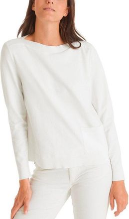 Marc Cain Rundhalspullover Collection Essential Premium Damenmode Pullover Rethink Together