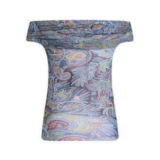 Etro Femme, Blouses et Chemises, Multicolore, Taille: 38 FR Haut &agrave; Encolure Droite