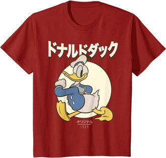 Disney Donald Duck Japanese Circle Portrait T-Shirt