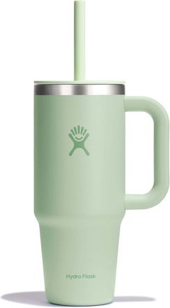 Hydro Flask Travel Tumbler 709ml (24oz) mit verschließbarem Press-In-Strohhalmdeckel - Edelstahl - Doppelwandige Vakuumisolierung - Spritzwassergeschützter Deckel