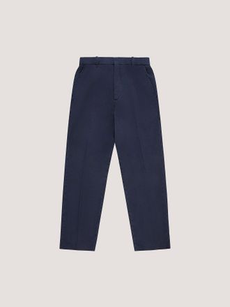 Circolo 1901 Regular-Fit Trousers in Twill Navy / 48
