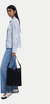 Desigual Handtasche Patch Tango P 25WAKP12 Schwarz