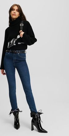 Karl Lagerfeld HIGH RISE SKINNY LEG DENIM, DUNKELBLAU, 2630