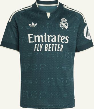 adidas Real Madrid 26/27 Kids Ausw&auml;rtstrikot gruen