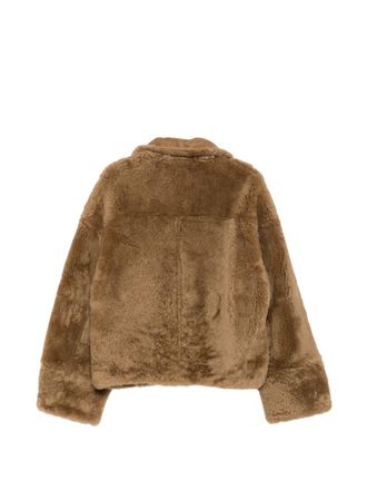 Ami Shearling Jacket - Beige
