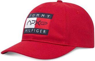Tommy Hilfiger Cap F1 Movie AM0AM13966 Rot