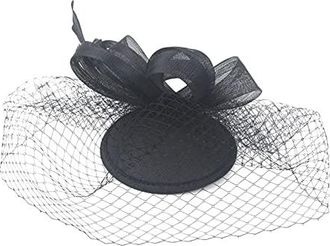 Generic Chapeau bibi 2023 en maille &agrave; fleurs pour femme - Large bandeau pour femme, Noir, Taille unique
