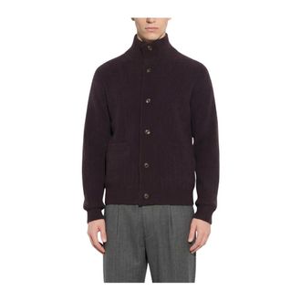 Paolo Pecora Maglia Cardigan - - Knitwear - Herren - Braun - XL