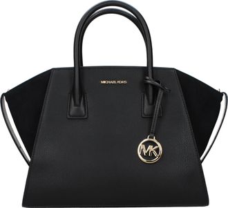 Michael Kors Avril Femmes Sac &agrave; main Cuir Noir