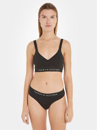 Tommy Hilfiger Stringtanga UW0UW04146 Schwarz