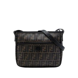 Fendi Sac bandouli&egrave;re Pre-owned en toile - Femme - Pre-owned - Brun - Taille: ONE Size