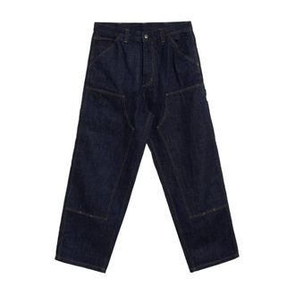 Carhartt Work in Progress Homme, Pantalons, Bleu, Taille: XS OG Double Knee Pant