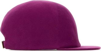 Balenciaga Hat Cotton Twill Baseball Cap - Purple
