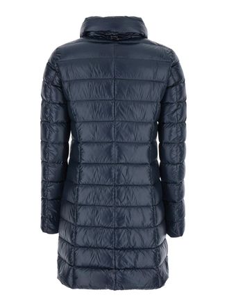 Herno Womens Down Jacket Blue Polyamide Puffer
