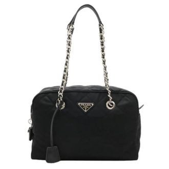 Prada Pre-owned Vintage Schultertasche - - Pre-owned - Damen - Schwarzk - ONE SIZE
