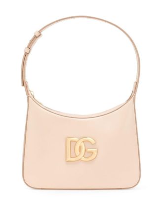 Dolce & Gabbana Spalla Handtasche mit Logo-Schild - Rosa
