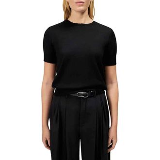 Drykorn Ronija Strick-T-Shirt - - Knitwear - Damen - Schwarzk - L