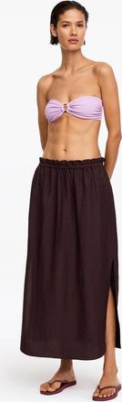 Arket Bandeau-Bikinioberteil -Lila