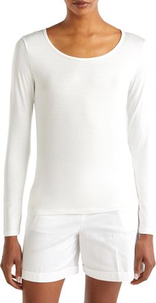 Benetton Damen M/L 3z12d1080 T-Shirt, Weiß, XX-Small