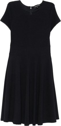 Emporio Armani Knielanges Kleid - Dunkelblau