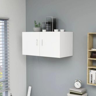 vidaXL Wandschrank Wei&szlig; 80 x 39 x 40 cm Holzwerkstoff Vidaxl