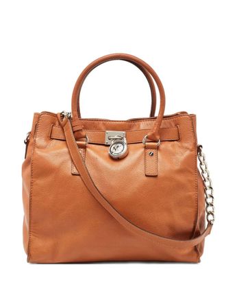 Michael Kors sac cabas en cuir - Marron