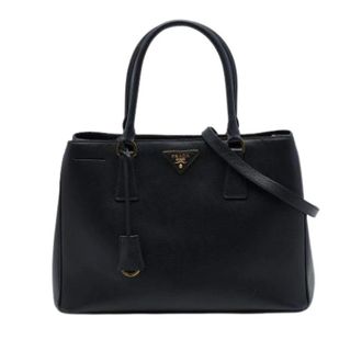 Prada Pre-owned Saffiano Galleria Satchel - - Pre-owned - Damen - Schwarzk - ONE SIZE