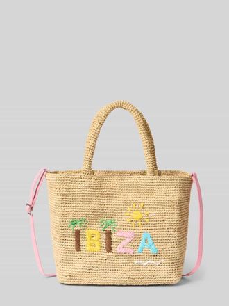 MC2 Saint Barth Shopper aus reiner Baumwolle Modell RAFFIA
