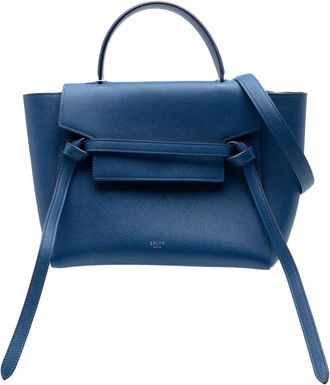 Celine Hobo Bags - Micro Grained Calfskin Belt Bag - Gr. unisize - in Blau - f&uuml;r Damen