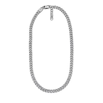 Fossil Halsketten - Harlow Linear Texture Chain Stainless Steel - Gr. unisize - in Silber - f&uuml;r Damen