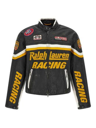 Polo Ralph Lauren Blouson En Cuir - Noir