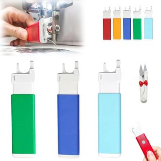 Generic Farbenfrohes Einf&auml;delwerkzeug F&uuml;r N&auml;hmaschinen, Automatischer Nadeleinf&auml;dler F&uuml;r N&auml;hmaschinen, Einfache Einf&auml;delhilfe F&uuml;r Allt&auml;gliche Kleidungsreparat