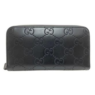 Gucci Portefeuille long (bi-pli) Pre-owned - Femme - Pre-owned - Noir - Taille: ONE Size