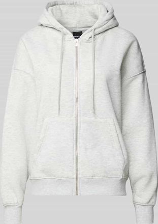 Gina Tricot Oversized Fit Sweatjacke mit geteilter K&auml;ngurutasche