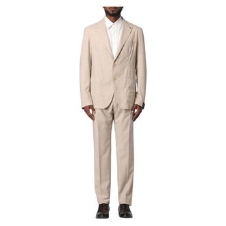 Tagliatore Einreihiger Sakko - - Suits - Herren - Beige - M