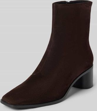 Vagabond Stiefelette aus Rindsvelours mit Blockabsatz