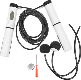 Pretyzoom Digitales Kabelloses Fitness springseil mit Gewicht und Zähler Robustes Platzsparendes Workout seil für Indoor und Outdoor für Effektives Training und