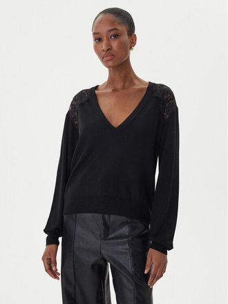 ICONA Pullover RI5NT074 Schwarz Regular Fit