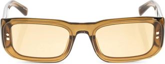 Jacquemus Jac195 Rechteckige Sonnenbrille - - Accessories - unisex - Gr&uuml;n - ONE SIZE