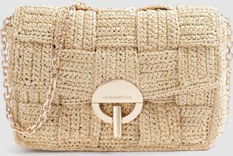 Vanessa Bruno Moyen Sac Moon Raphia Naturel