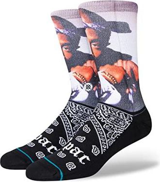 Stance Mens Makaveli Black Socks Black M