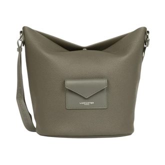 Lancaster Sac bandouli&egrave;re Maya Double Kba - Femme - Sacs - Vert - Taille: ONE Size