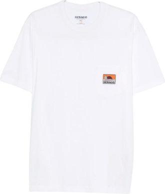 Sebago Homme, Tops, Blanc, Taille: M Rockycoast T-Shirt